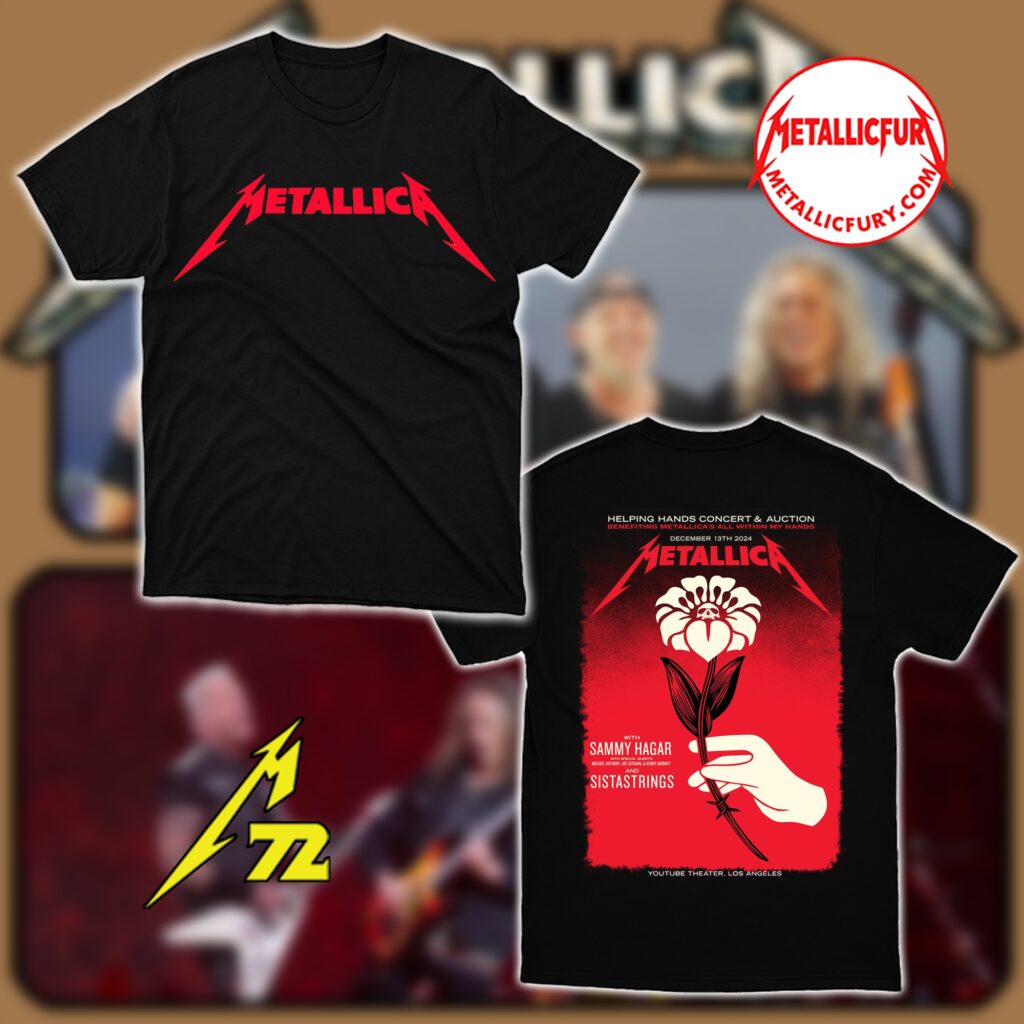 Metallica Helping Hands Concert & Auction 2024 Los Angeles T-Shirt ...